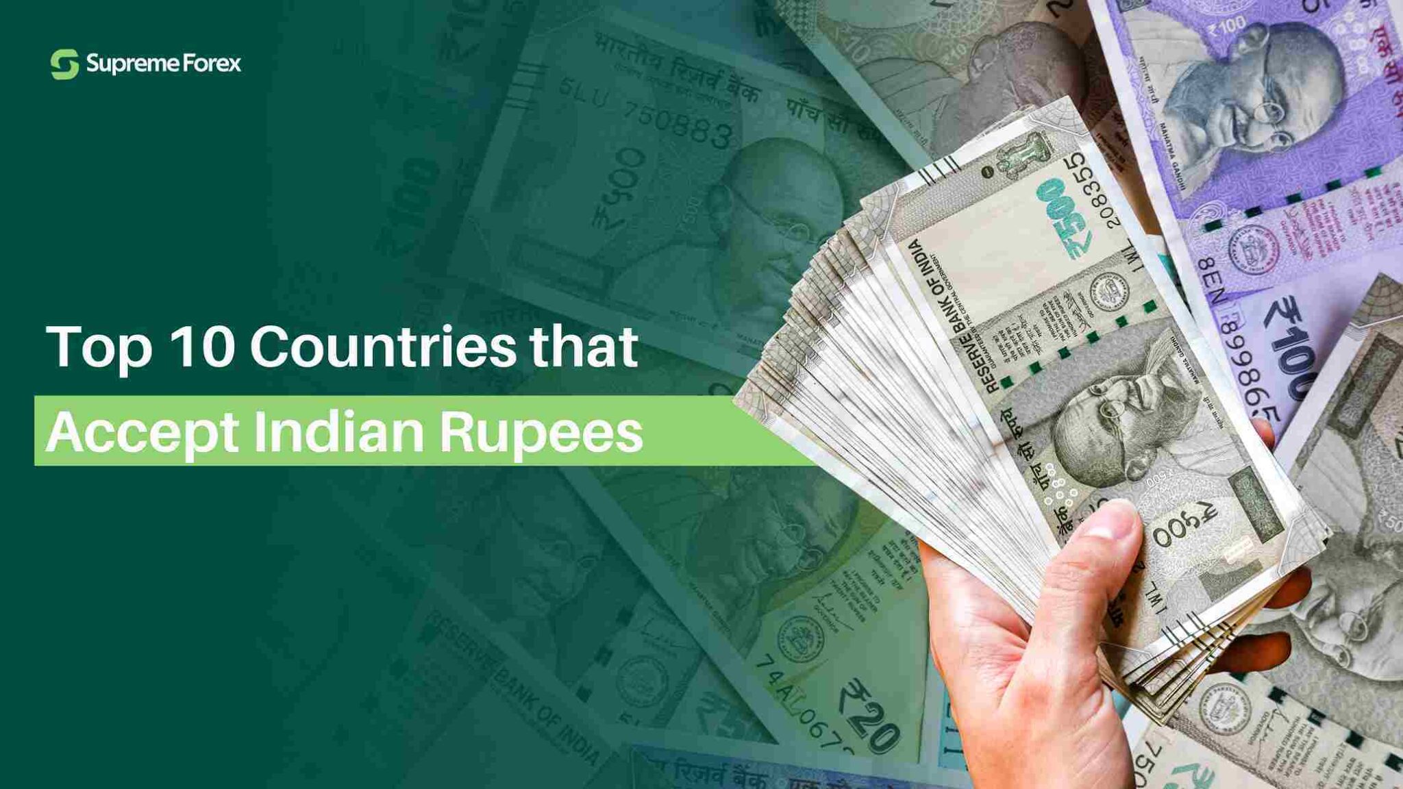 Countries Where Indian Rupee is Accepted - Top 6 List